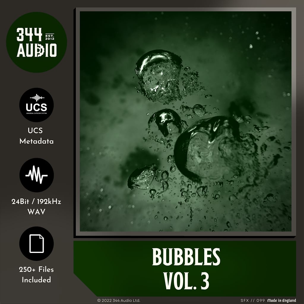 Bubbles Vol. 3 | Bubble Sound Effects Library | Asoundeffect.com
