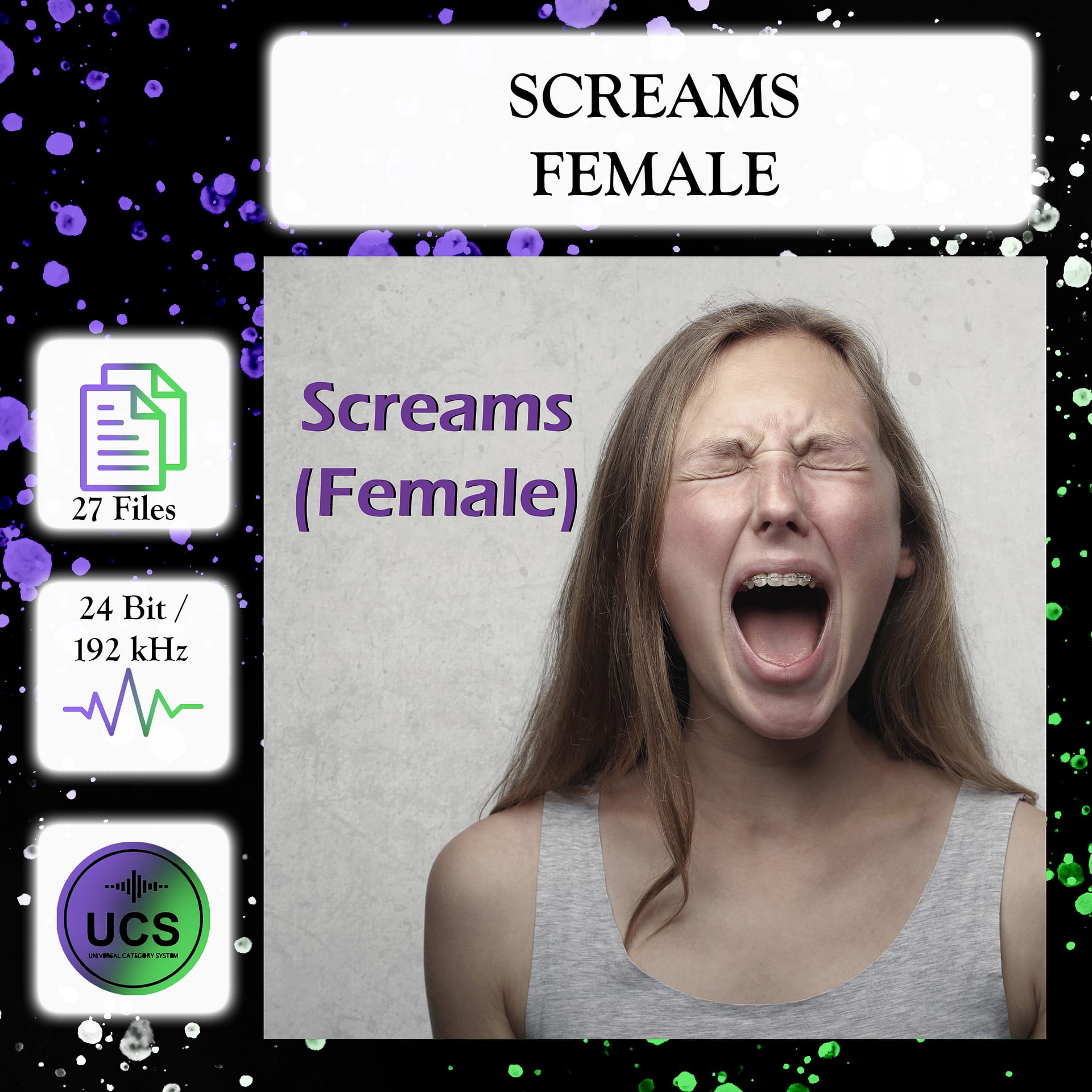 Screams Female Scream Sound Effects Library