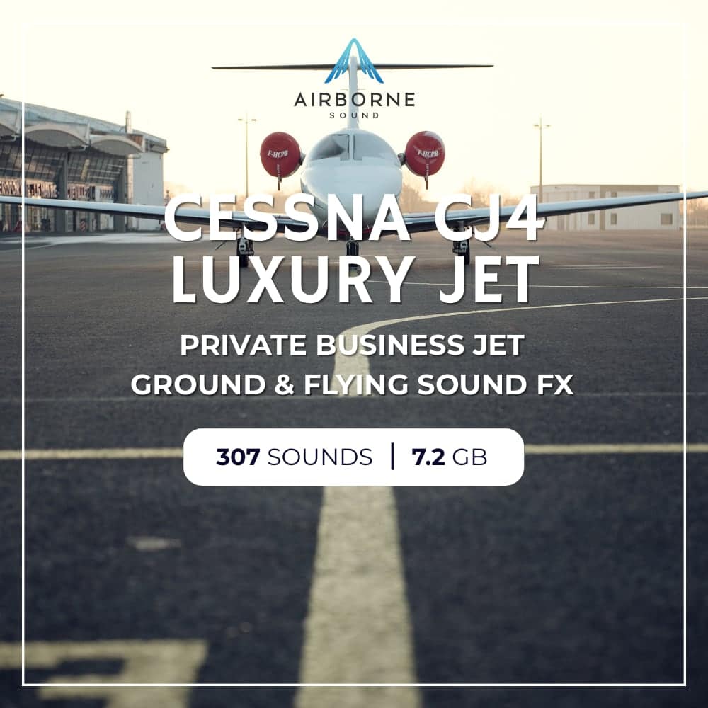 Cessna CJ4 Luxury Jet | Jet Sound Effects Library | Asoundeffect.com