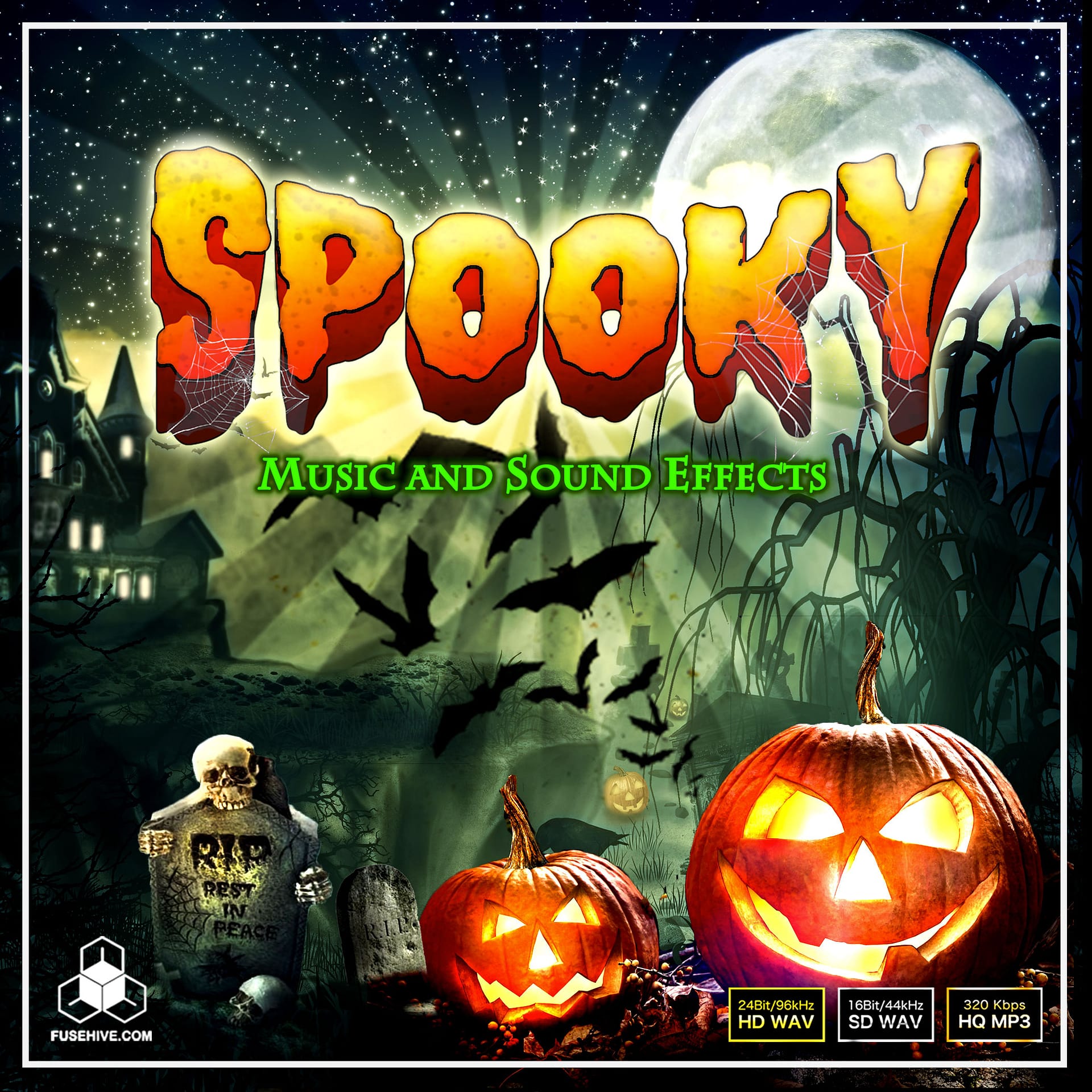 Spooky Halloween Audio Bundle | Spooky Sound Effects Library ...