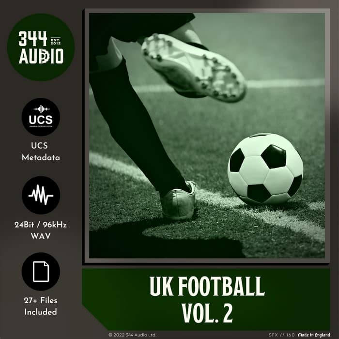 UK Football Vol. 2 | Football Sound Effects Library | Asoundeffect.com