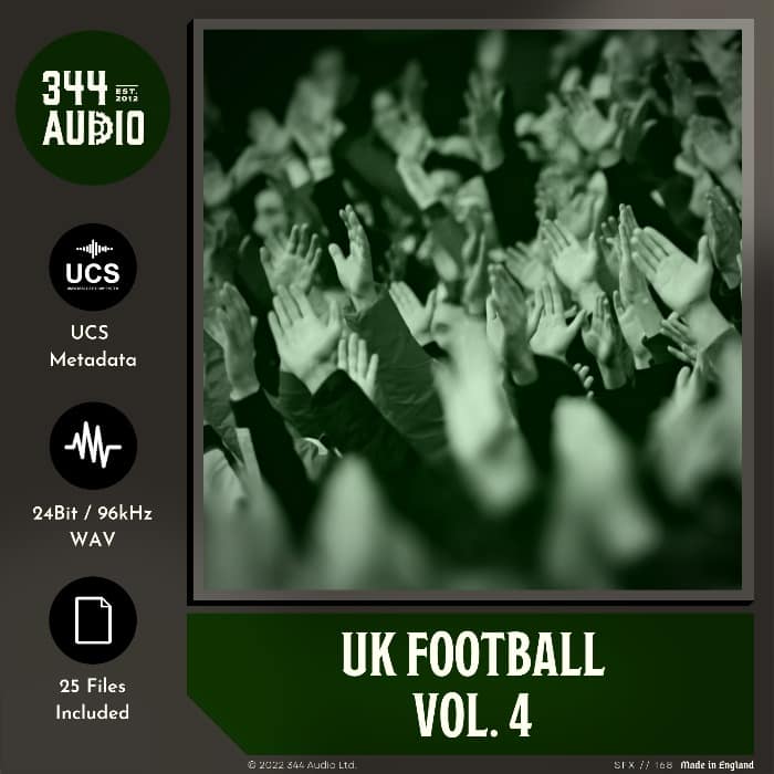 UK Football Vol. 4 | Football Sound Effects Library | Asoundeffect.com